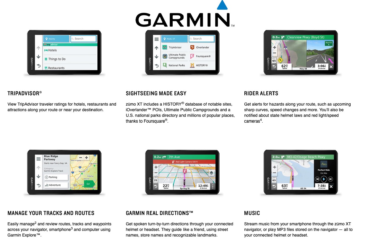 GARMIN Zumo® XT2 with Touratech Locking Mount, Loaded with BDR Tracks ...