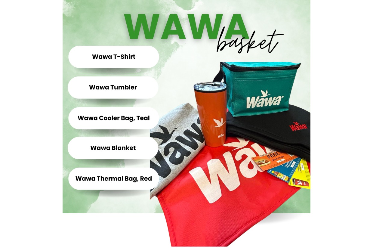 Wawa Merch Basket | Camp Innabah - Spring Online Auction | Camp Innabah ...