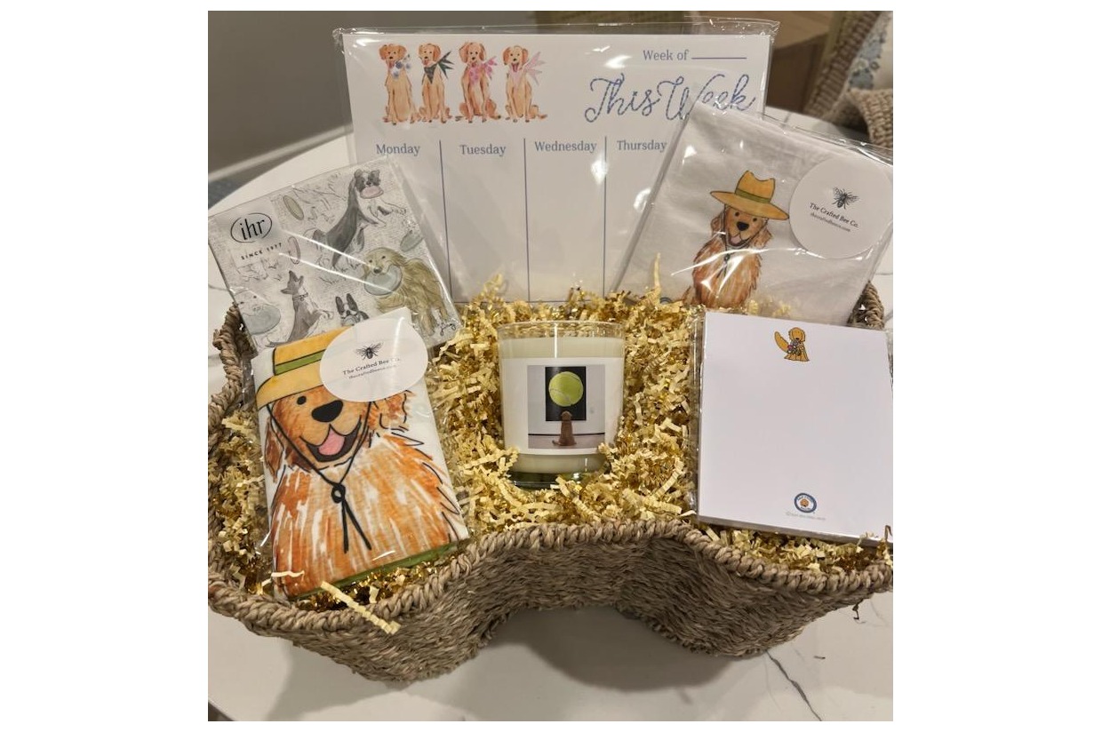Golden Retriever Themed Gift Basket | Retriever Fest | Adopt a Golden ...