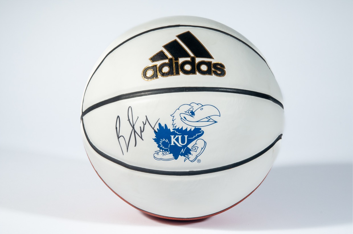 Bill Self Signed Basketball — Sports Memorabilia Auction 2024 — Special ...