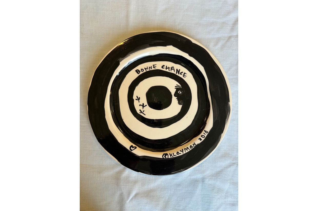 Toby Klayman - Bonne Chance Hand Painted Ceramic Dinner Plate | 2024 ...