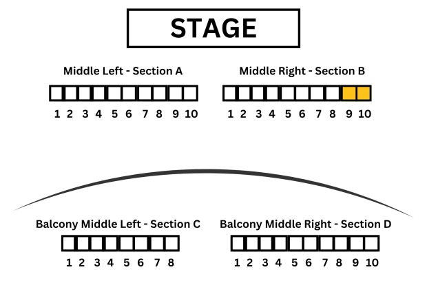 8th Graduation Front Row Seats (Set Ten) | CHS 2025 Spring Silent ...