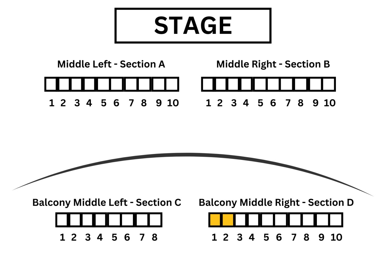 8th Graduation Front Row Seats (Set Fifteen) | CHS 2025 Spring Silent ...
