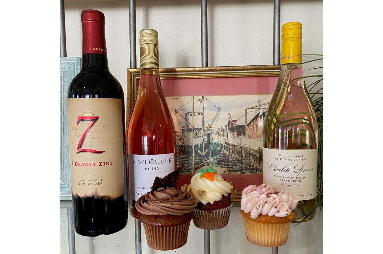 Blue Duck Bakery Cafe & Greenport Wines and Spirits Cupcake Pairing ...