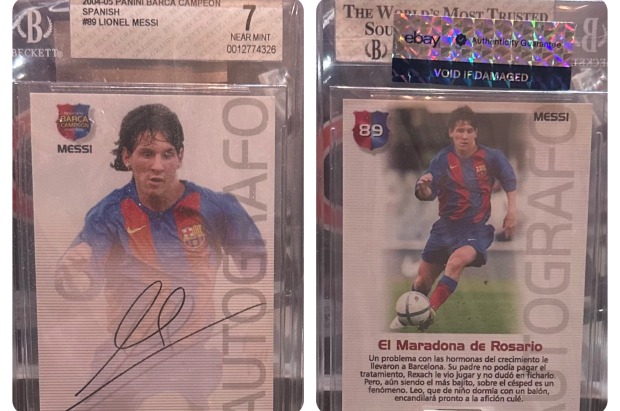 *SIGNED Lionel Messi Soccer Card | InnovateConnect Summer Auction ...