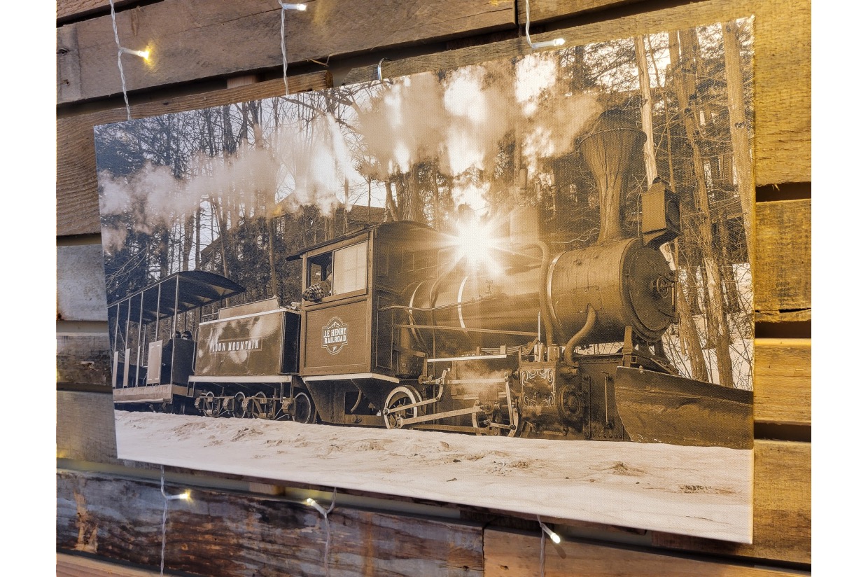 J.E. Henry Railroad Print | 2025 Not So Silent Auction | Loon Mountain ...