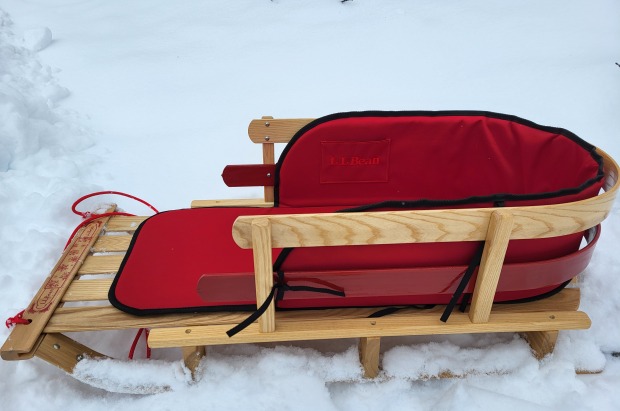 LL Bean Kids Wooden Sled | 2023 "Not So Silent" Auction | Loon Mountain ...