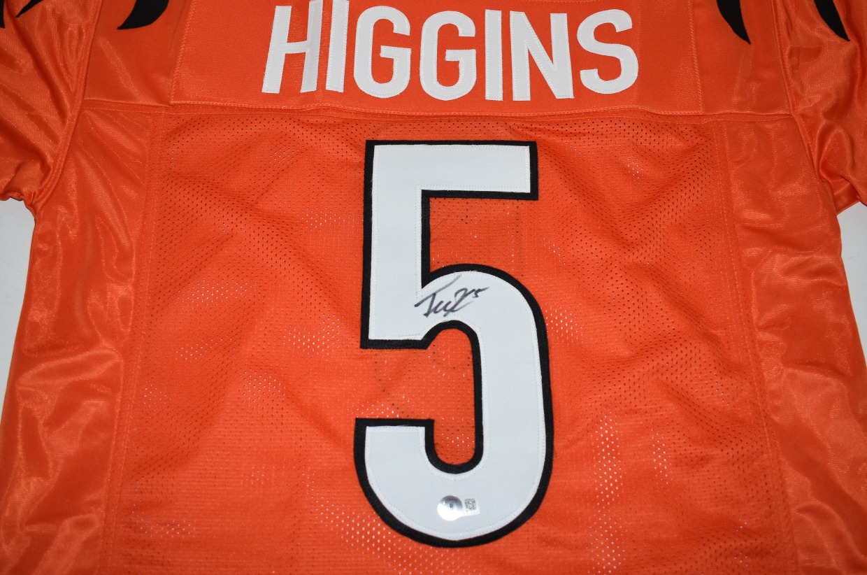 Unframed and Signed Tee Higgins #5 Jersey — Tony Yates Queen City Golf ...