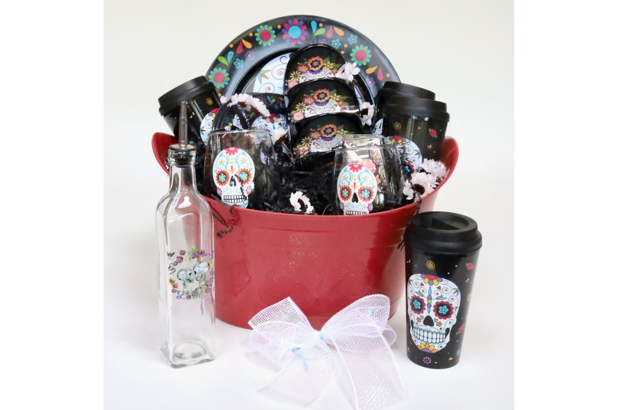 Day of the Dead Basket #1 | Friends of Foster Parrots Auction 2024 ...