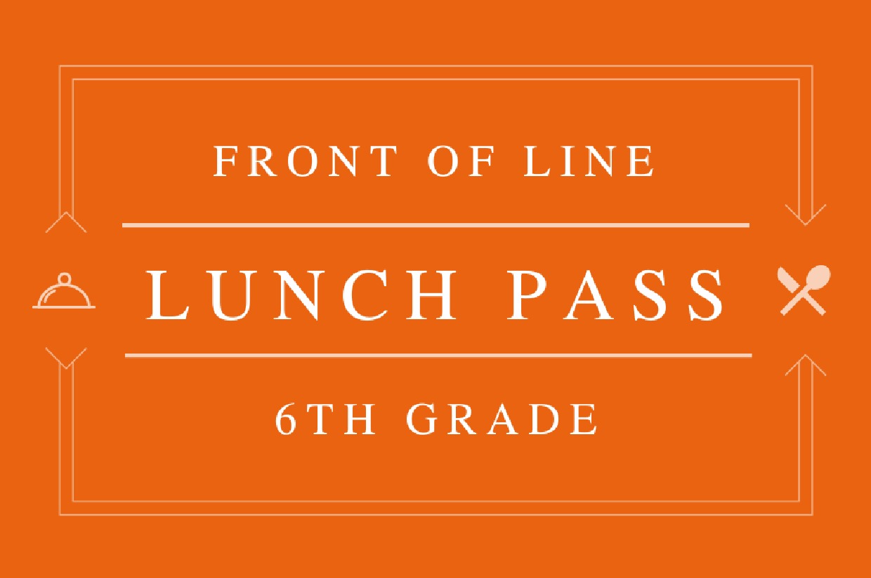 One-Month Lunch Line VIP Pass *6th Grade* | 2025 RMS PTA Denim and ...