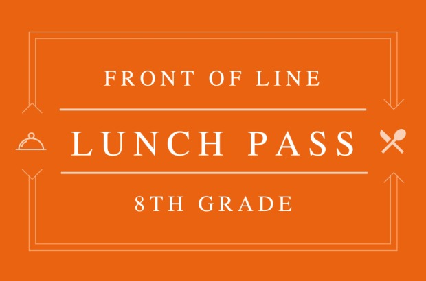 One-Month Lunch Line VIP Pass *8th Grade* | 2025 RMS PTA Denim and ...