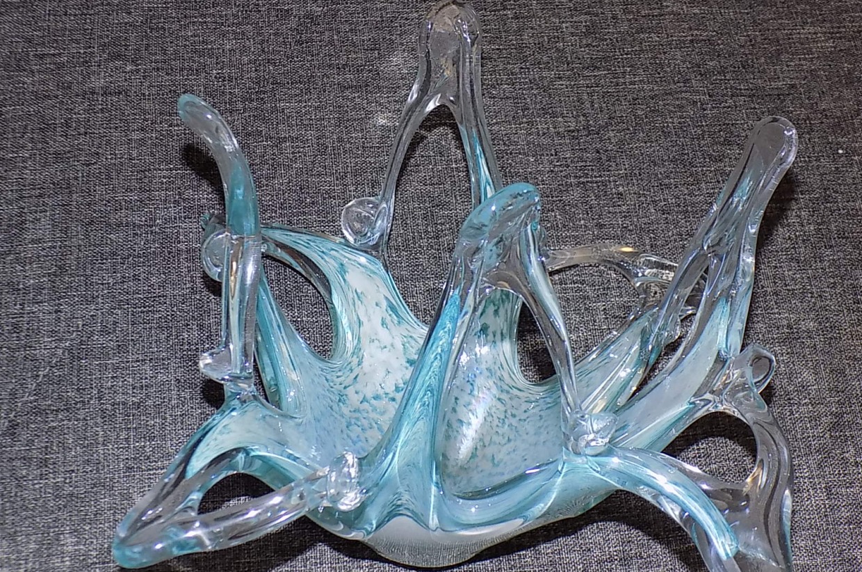 Seafoam Glass Candy Dish — West Sayville Christian School — West ...