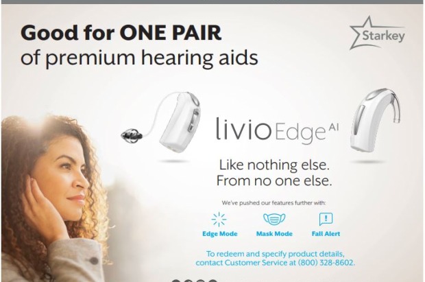 Starkey Livio Edge AI Hearing Aids | Gloria Gross Silent Auction ...