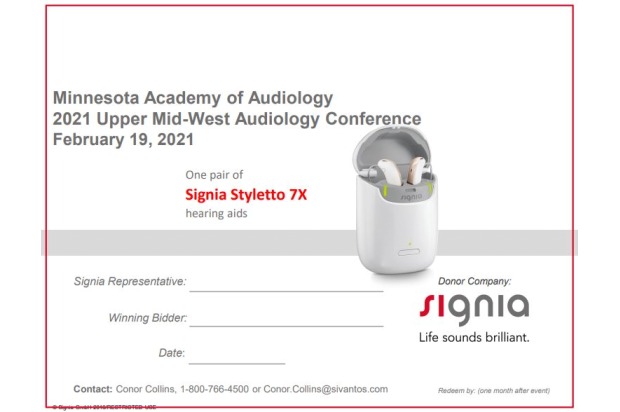 Signia Styletto 7X hearing aids | Gloria Gross Silent Auction ...