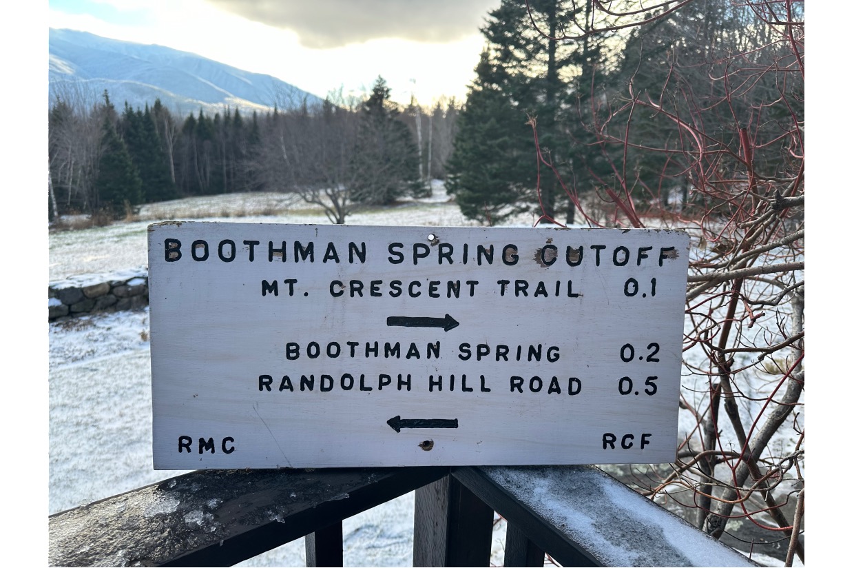 Boothman Spring Cutoff *BSC-3* | Randolph Mountain Club 2024 Holiday ...