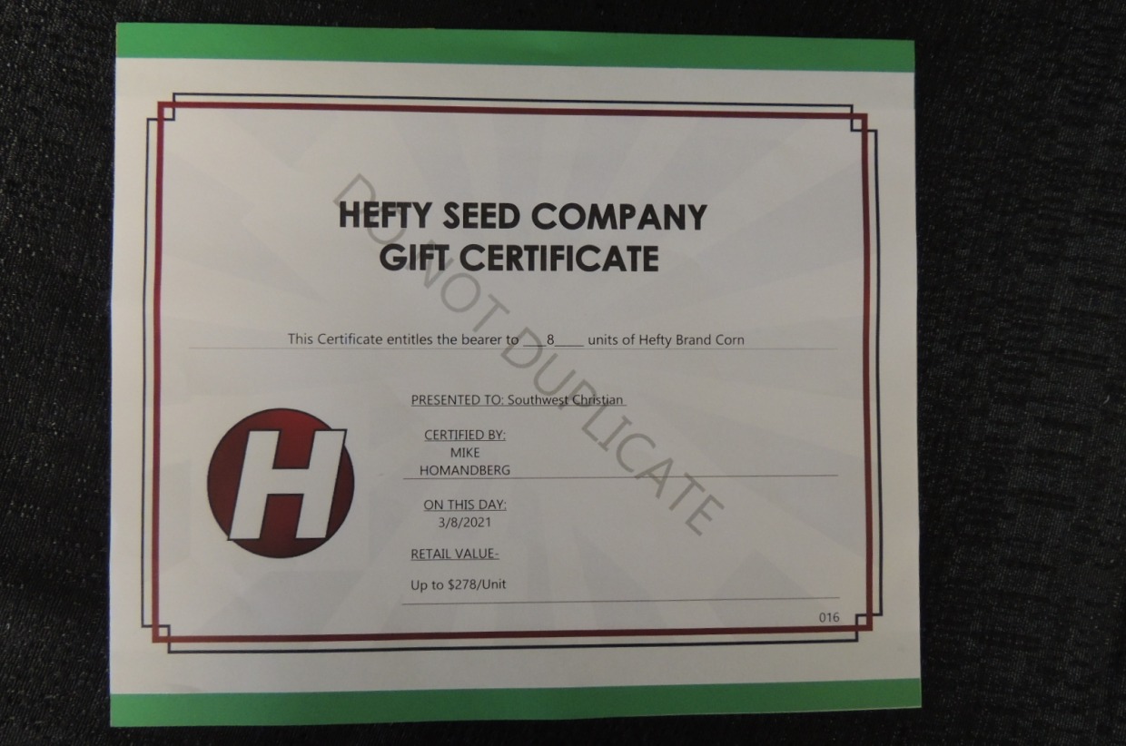 Hefty Seed Company Gift Certificate | 2021 SWC Donation Sale ...