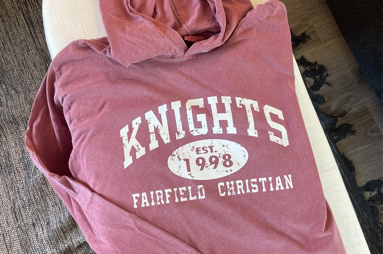 Adult S Red Comfort Colors T-Shirt Hoodie | 2025 Knights' Night Out ...