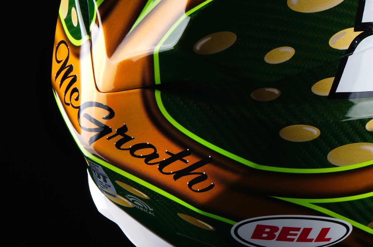 JEREMY MCGRATH HELMET | Troy Lee Designs X FELD Southern California ...