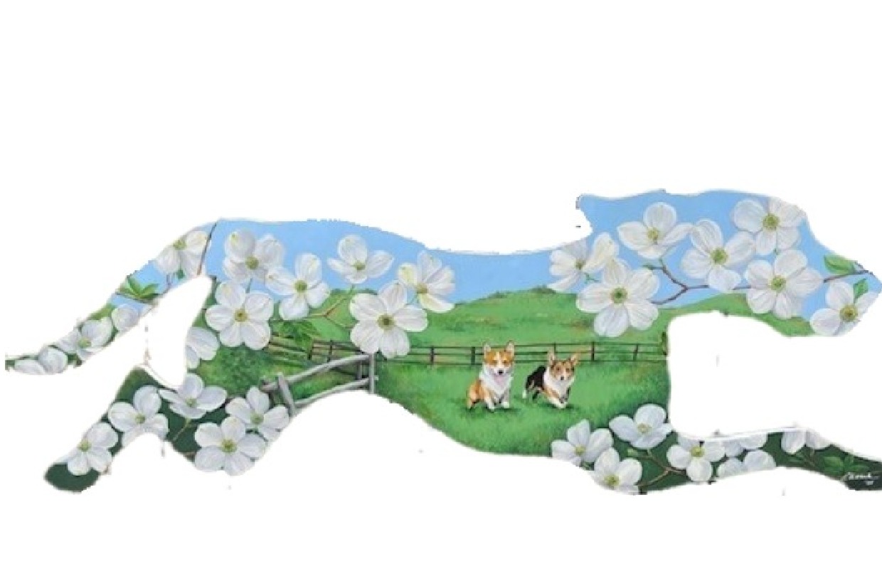 Bid 47, "Corgi's Hunt" | Foxes on the Fence 2025 | Middleburg Arts ...