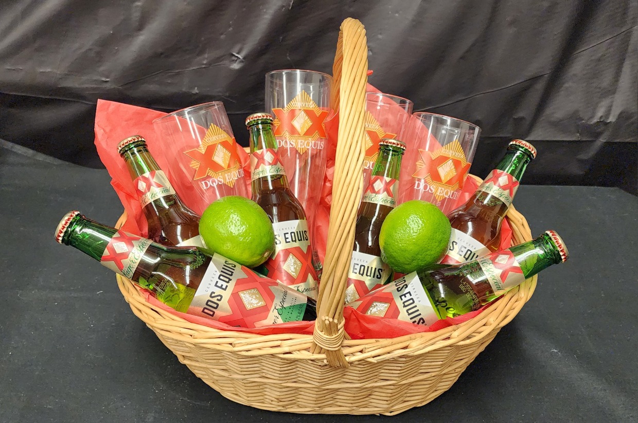 Dos Equis Beer Basket (96) | Wine, Kibbles & Bids 2025 | Tri-County ...