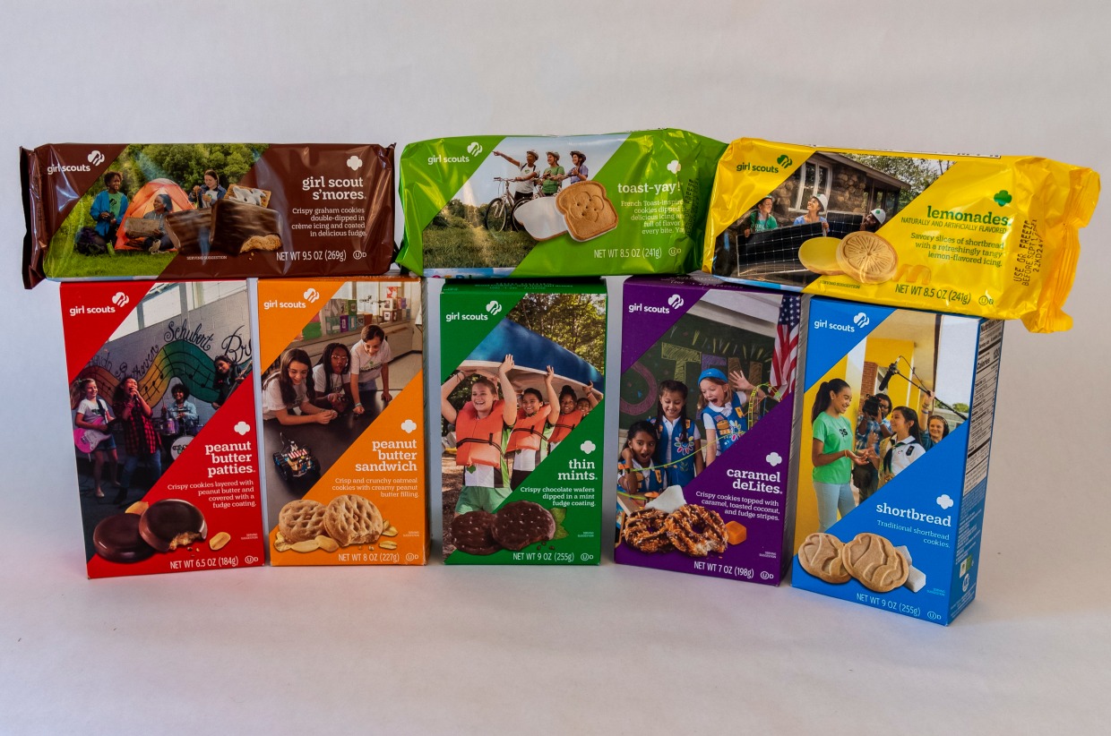 10 Boxes Of Girl Scout Cookies | Wood River Preschool Online Auction ...