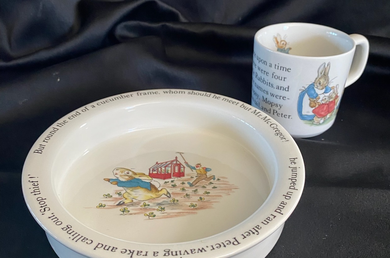 Beatrix Potter Design Cup and Bowl | 5th Annual Historic Salem ...