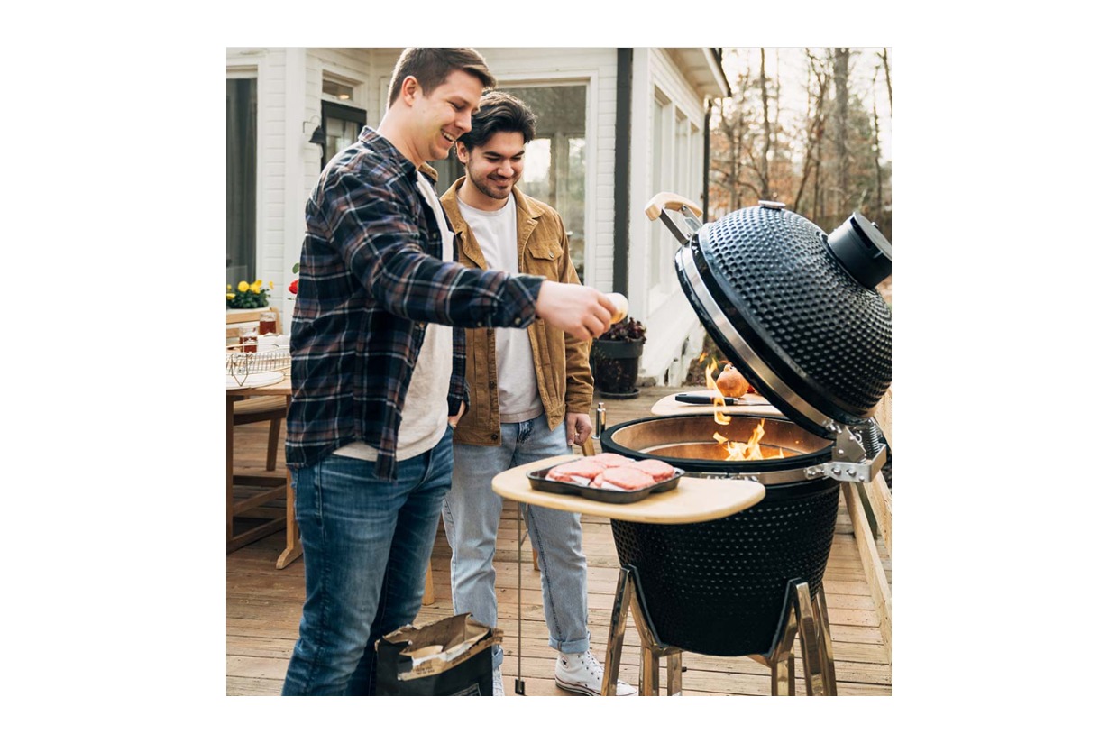 Ash&Ember: 18" Kamado Grill Kit With Base -- #2 | 2025 RIBS Auction ...