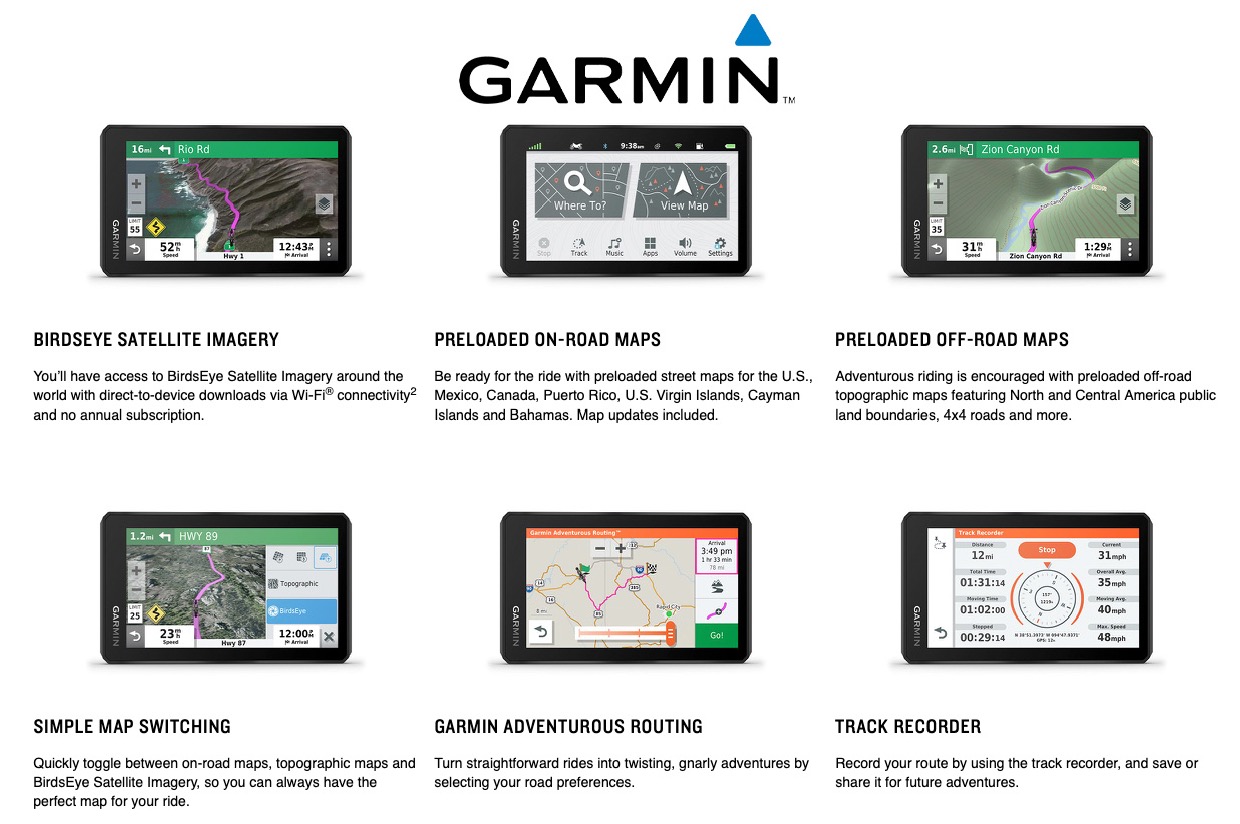GARMIN Zumo® XT2 with Touratech Locking Mount, Loaded with BDR Tracks ...
