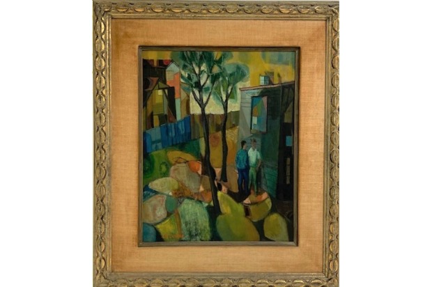 Samuel David Lev-Landau. Backyard Neighbors, ca. 1940 | Nassau County ...