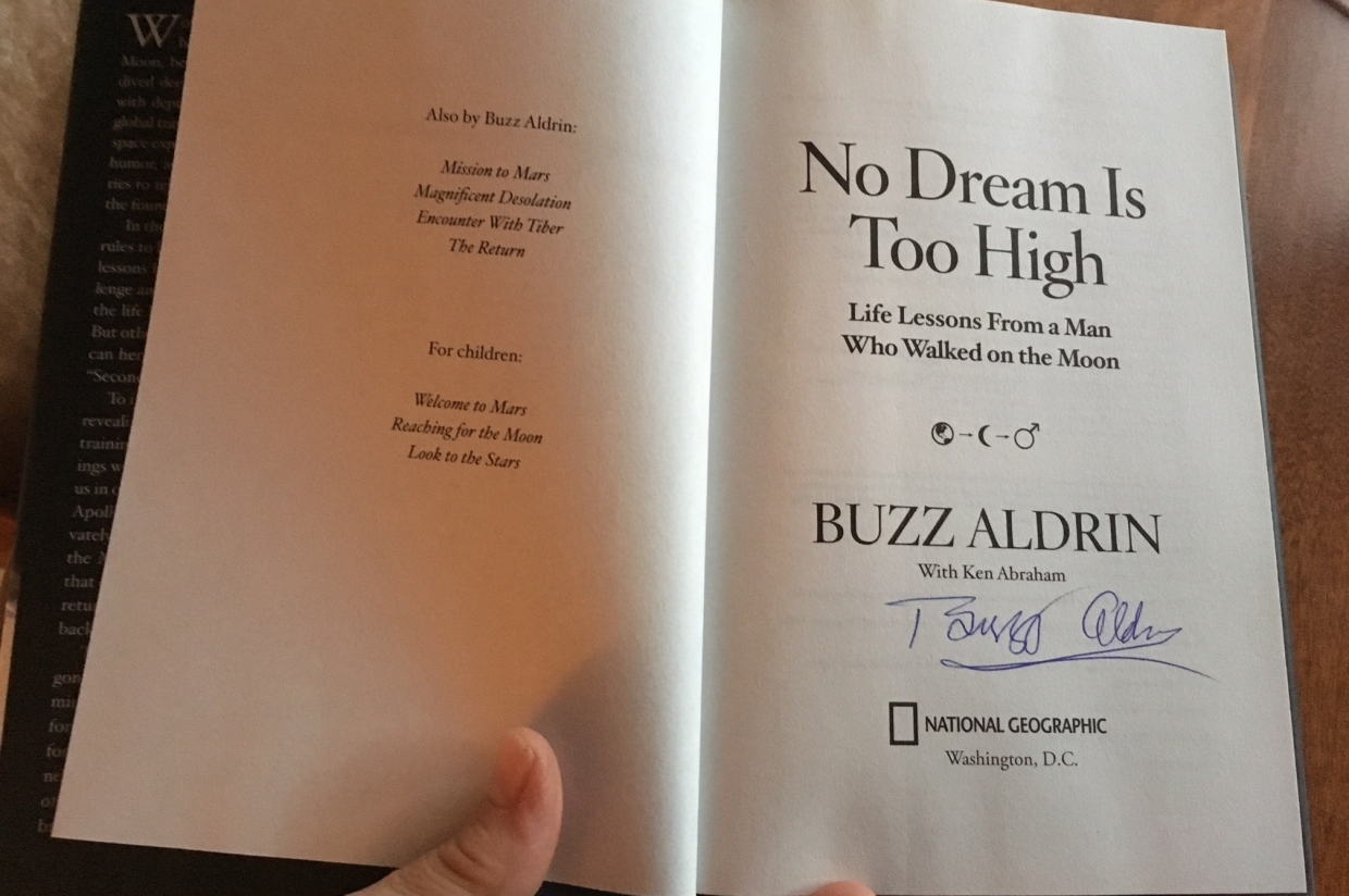 No Dream is Too High: Book by Buzz Aldrin | VABC Raucous Auction ...