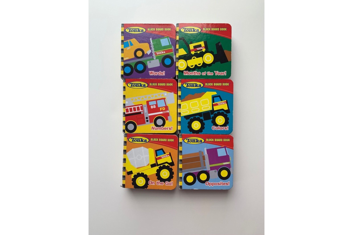 Tonka Kids Block Board Books Set of 6 | Little Angels Project ...