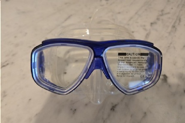 Scuba Diving Mask - blue/clear & Anti-fog with Save a Dive Kit | SAVING ...