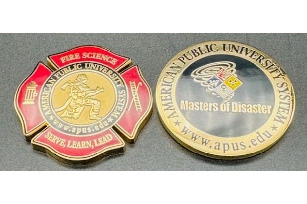 AMU/APU Fire Science Patch & Coin with Master of Disaster Coin | 2025 ...