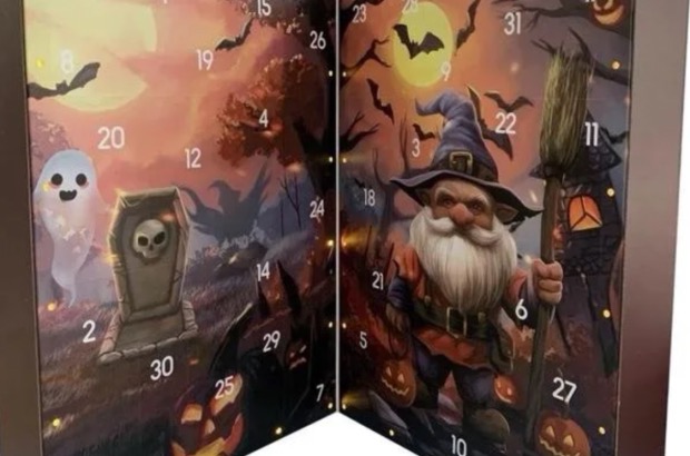 Halloween Gnome Countdown Calendar 2025 giveaway supporting Mount ...