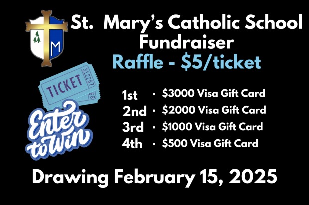 St. Mary's 2025 "A Knight in Paris" Gala Raffle giveaway supporting St ...
